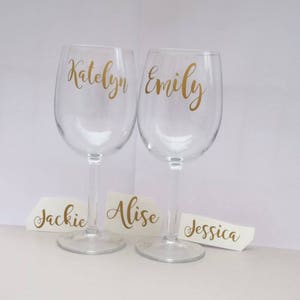 Custom Name Decal for Glass / DIY Decal. - Etsy