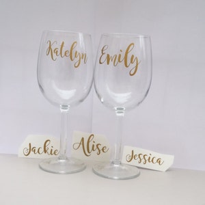 Custom Name Decal for Glass / DIY Decal. - Etsy