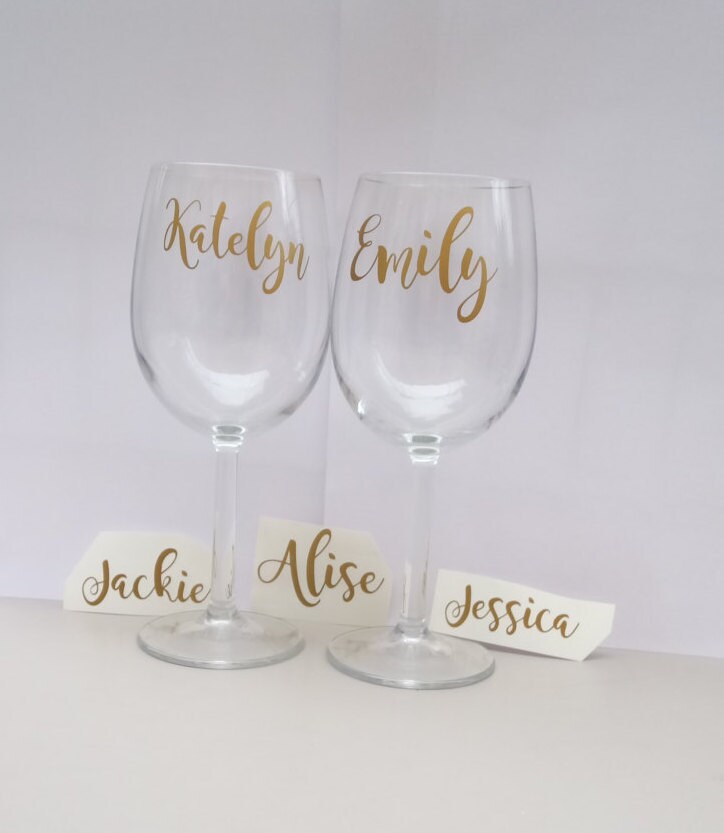Custom Name Decal for Glass / DIY Decal. - Etsy