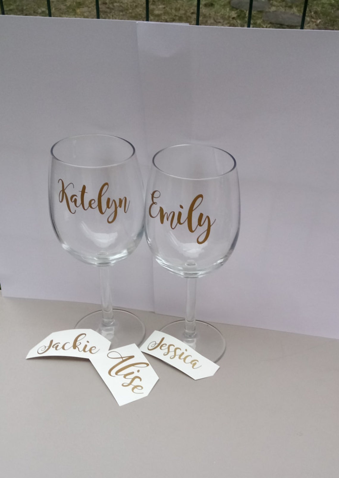 Custom Name Decal for Glass / DIY Decal. - Etsy