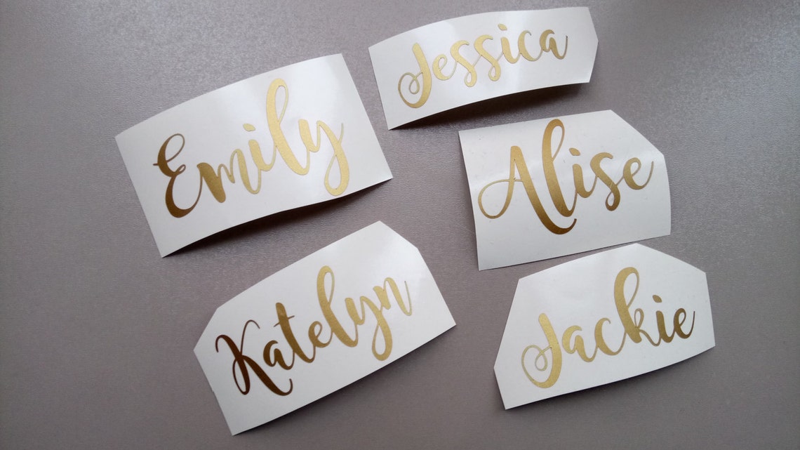 Custom Name Decal for Glass / DIY Decal. - Etsy