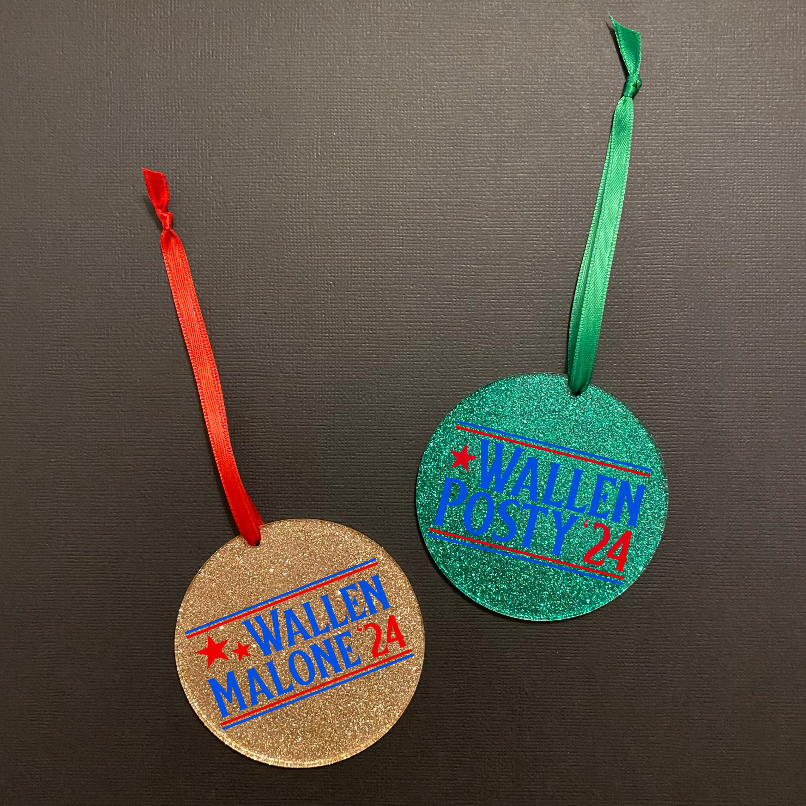 Morgan Wallen and Post Malone Ornament / Wallen Posty 24 / Wallen Posty ...