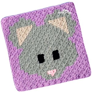 5 Crochet Emoji Patterns • Crochet Square Pattern • C2C Crochet Pattern ...
