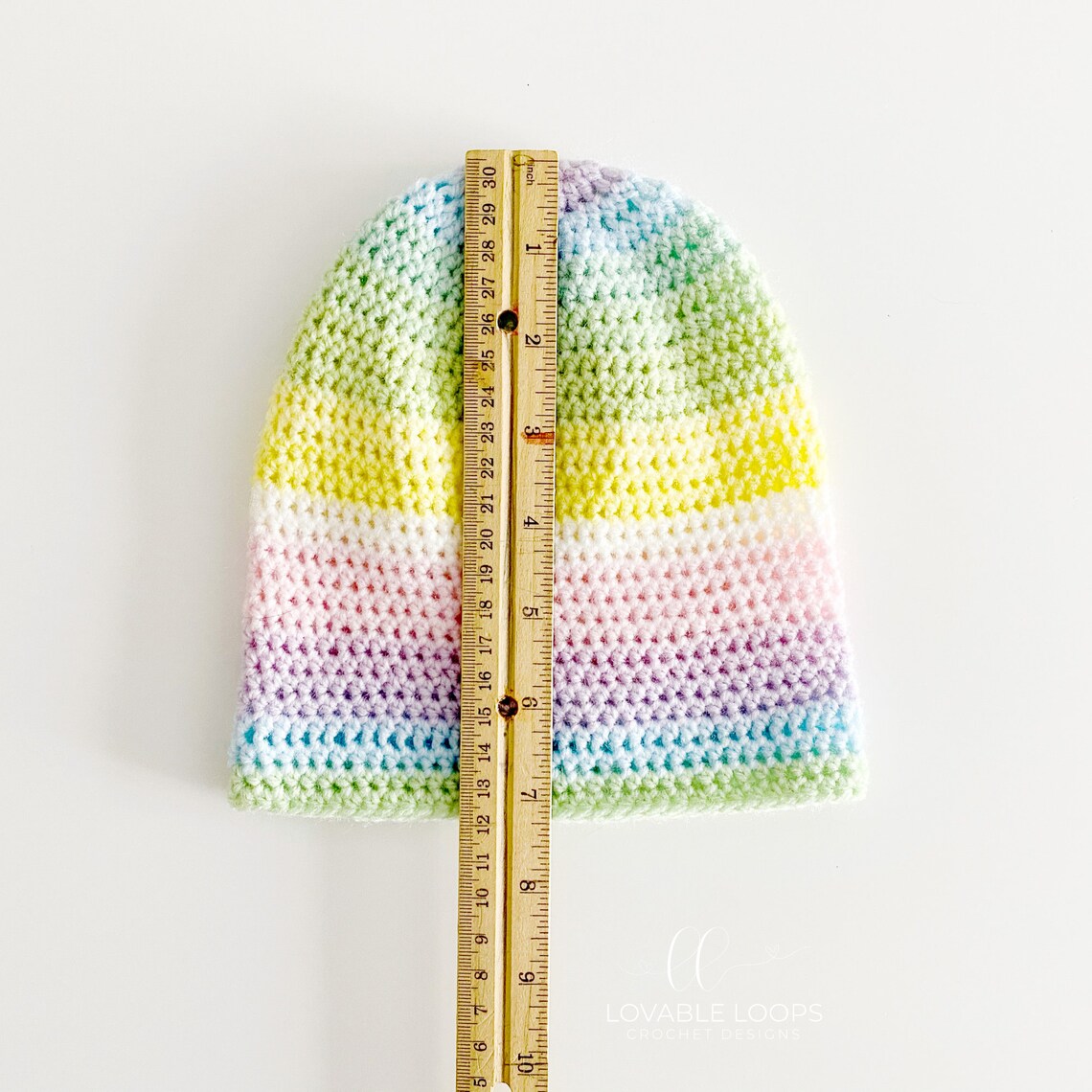 3 Sizes Light Weight Yarn Half Double Crochet hdc Beanie Hat - Etsy