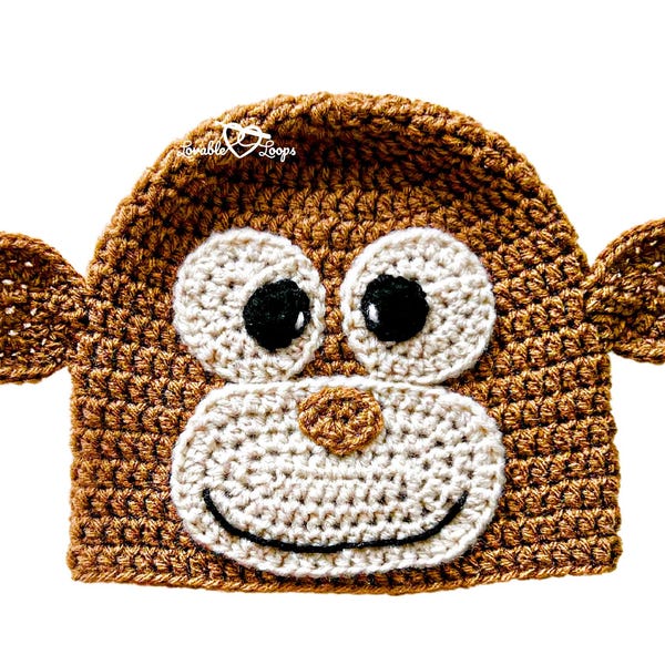 Monkey Hat Pattern - Etsy