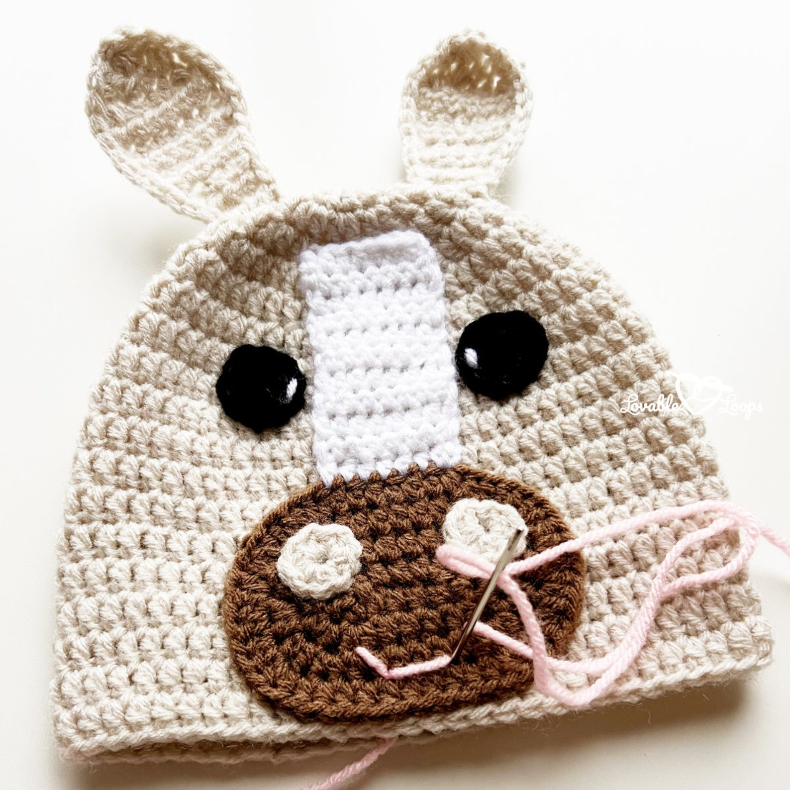Horse Crochet Hat Pattern, Baby to Adult Sizes (digital Download) - Etsy