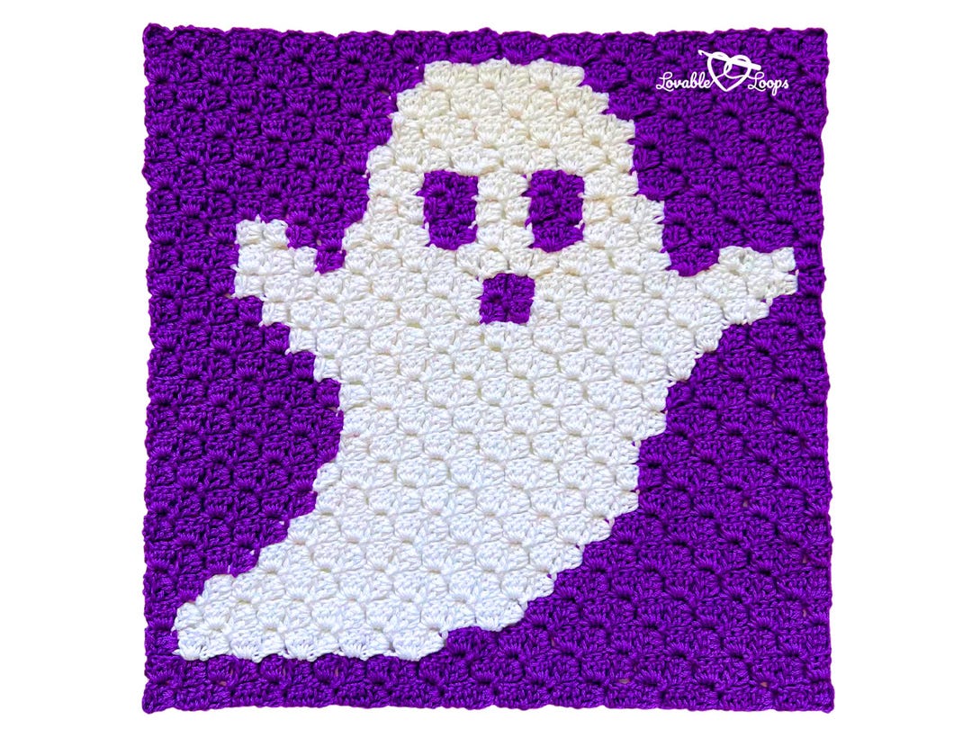 Ghost Crochet Pattern | C2c Crochet Pattern | Crochet Ghost Pattern ...