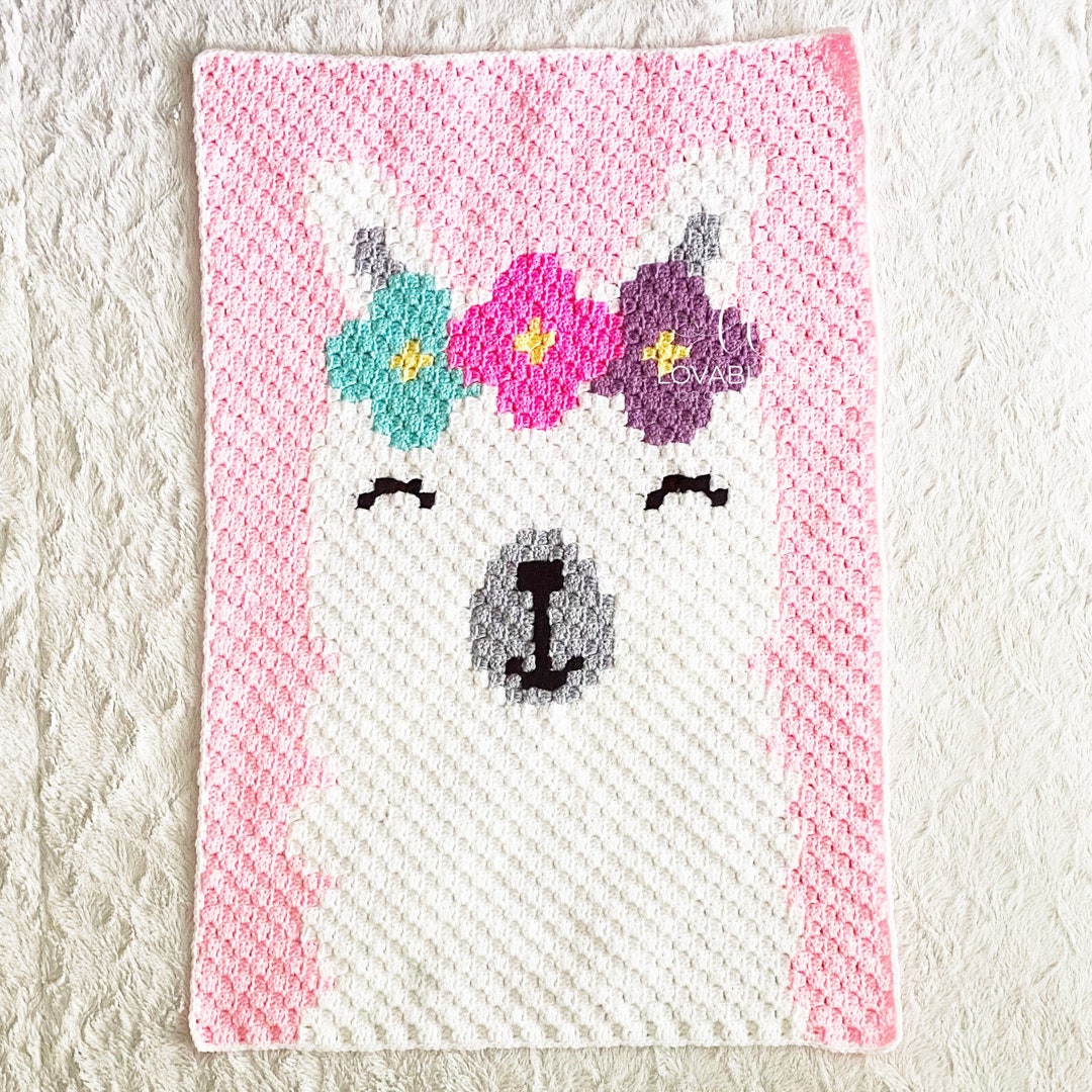 Llama Crochet Pattern corner to corner c2c Llama Crochet Pattern ...