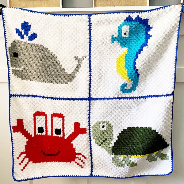 Crochet Corner to Corner Sea Turtle Patterns - Etsy