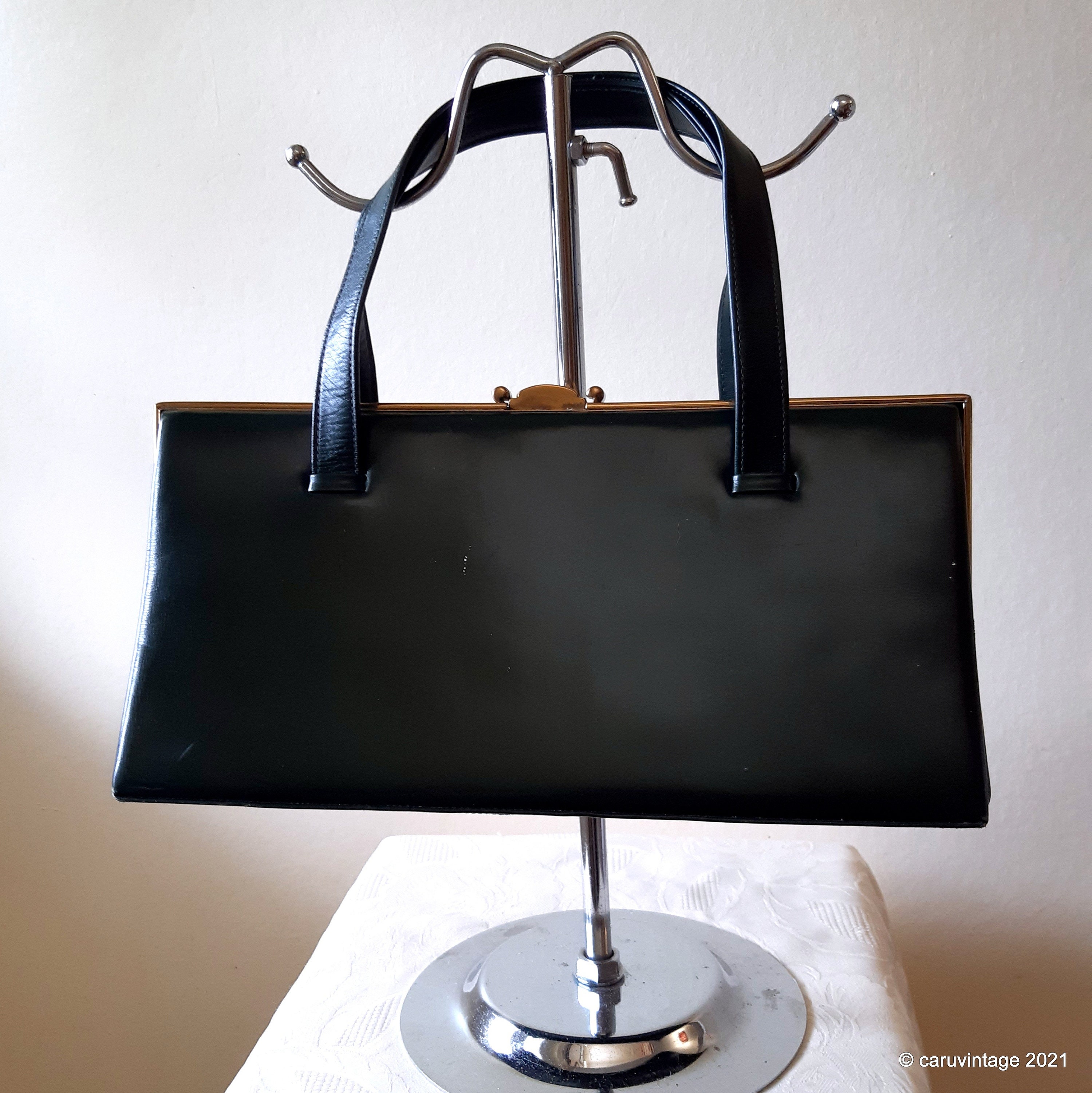 Vintage Lodix, Handbags of Taste Deep Emerald Green Leather Classic ...