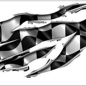 Checkered Flag Rip Motorcycle Dirt Bike Go Kart Race Car Golf Cart ...