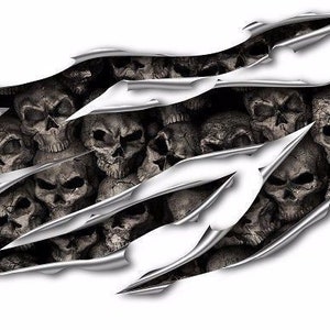 Skull Graveyard Rip Motorcycle Dirt Bike Go Kart Race Car Golf Cart ...
