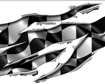 Checkered Racing Flag Rip Motorcycle Dirt Bike Go Kart Race | Etsy