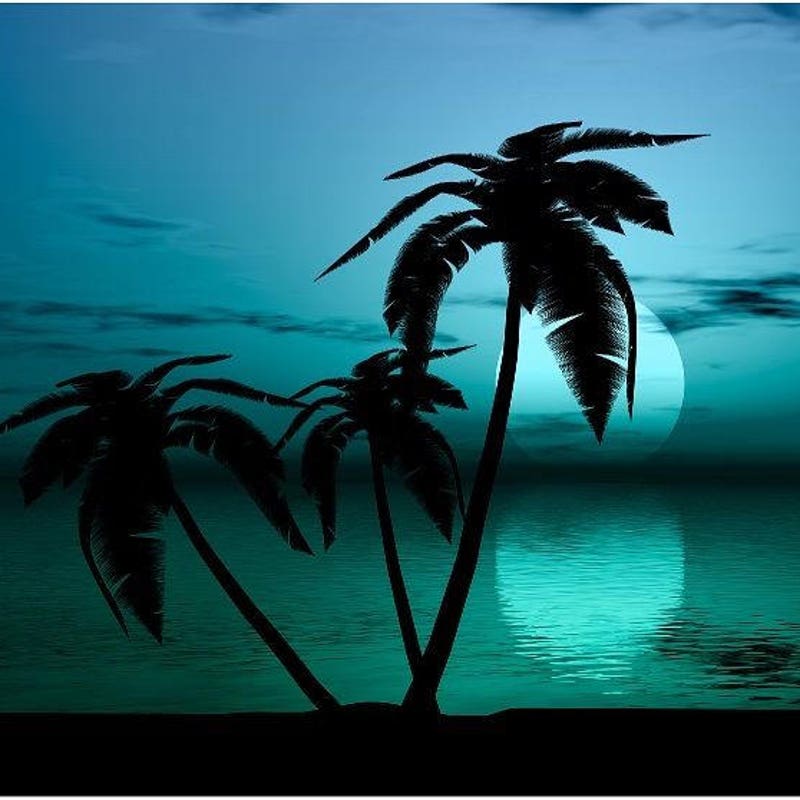 Vinyl Beach Scene Decals - Etsy