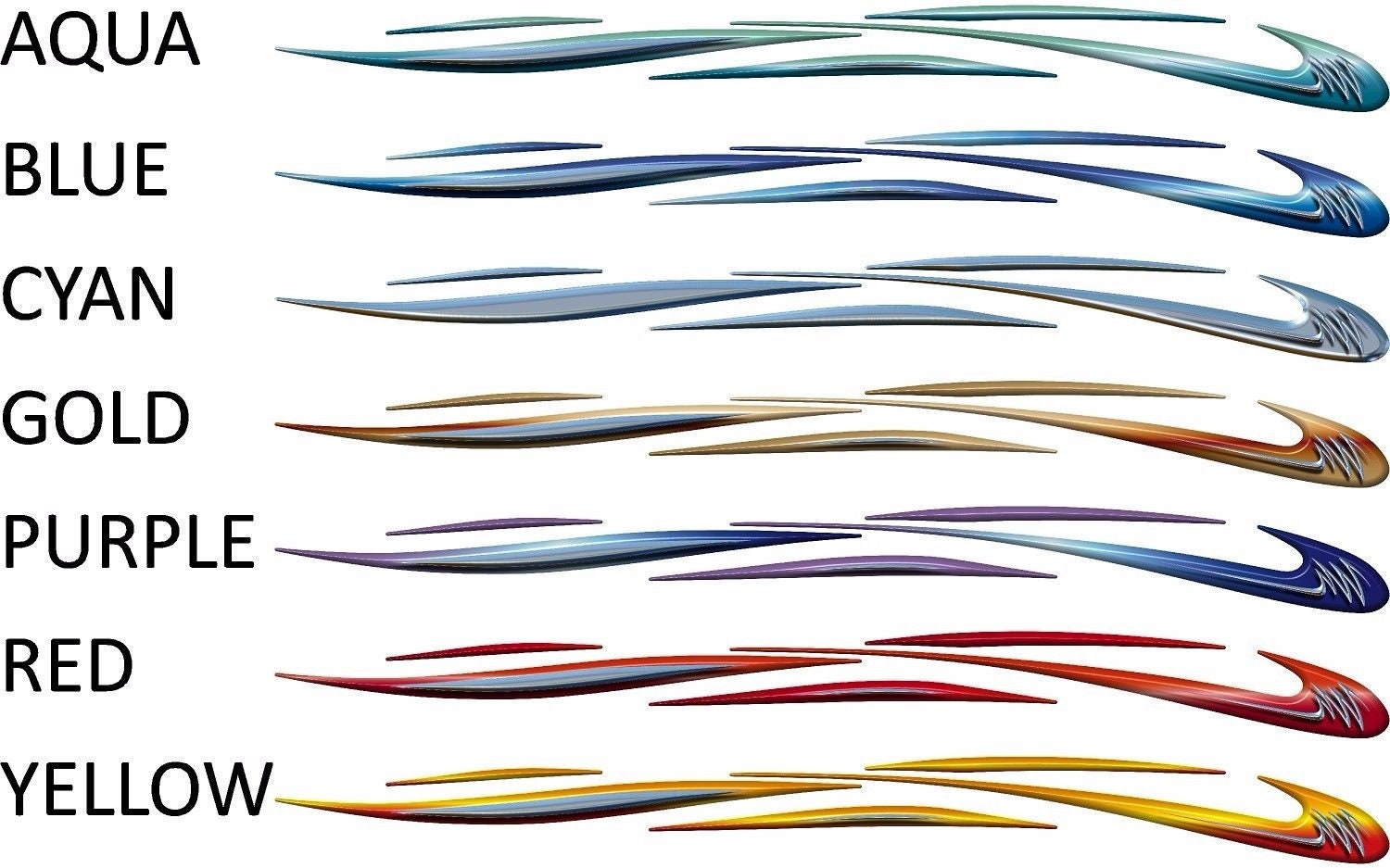 Racing Stripes R14 Motorcycle Dirt Bike Go Kart Race Car Golf | Etsy