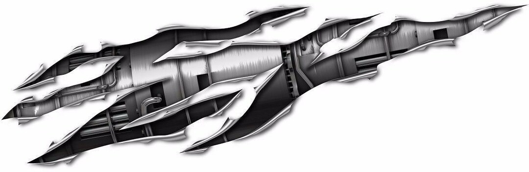 Mech Rip Motorcycle Dirt Bike Go Kart Race Car Golf Cart Vinyl Graphic ...