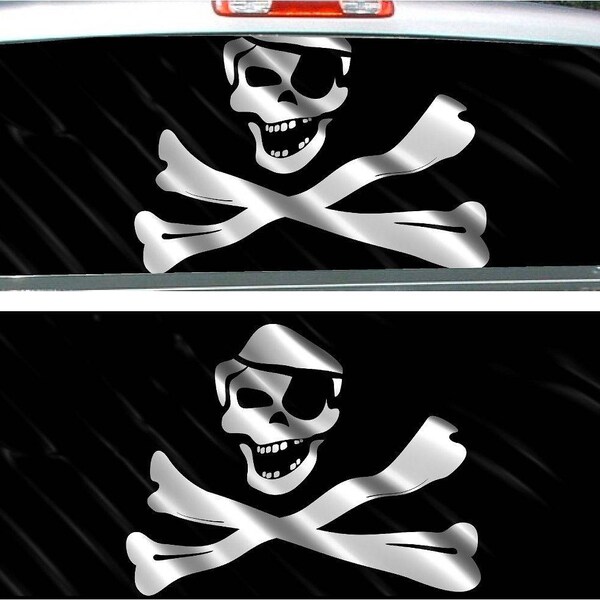 Pirate Flag Decal - Etsy