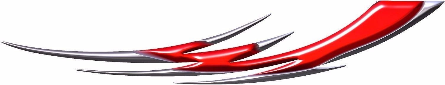 Racing Stripes B1224 Motorcycle Dirt Bike Go Kart Race Car Golf Cart ...