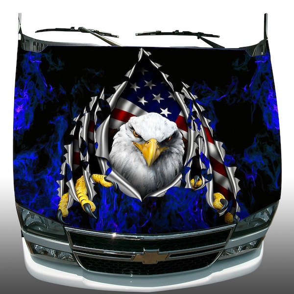 Hood Wrap Decal - Etsy