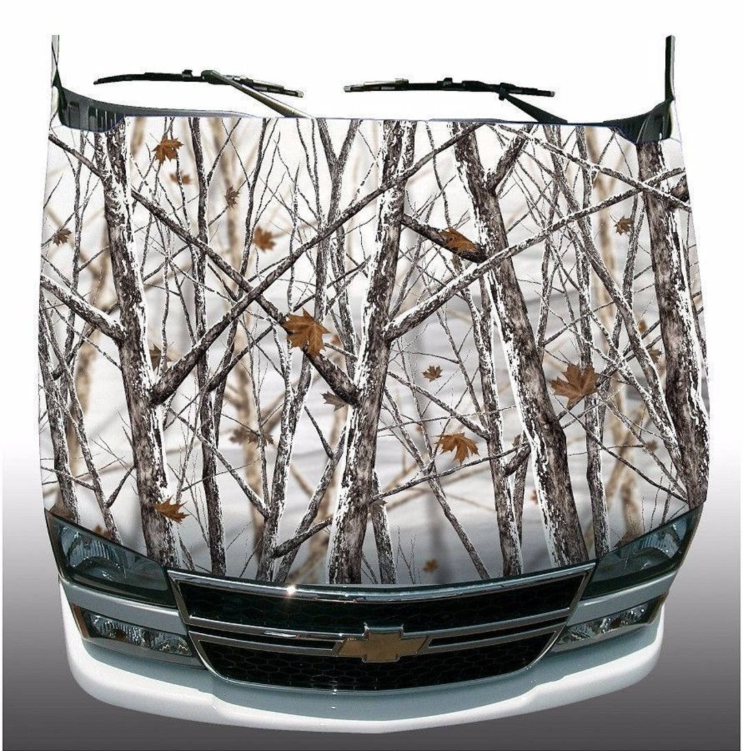 Snow Winter Camouflage Hunting Hood Wrap Wraps Sticker Vinyl Decal ...