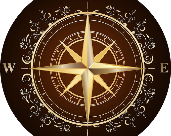 Rose Compass Camper RV Motor Home Mural Vinyl Graphic Decal Sticker - Etsy