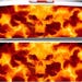 Fire Flames Skull Mural Rear Window View Thru Vinyl Graphic Decal - Etsy