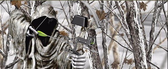 Snow Hunting Camo Background