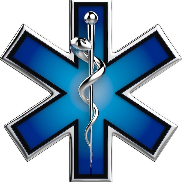 Ems Wall Decal Star of Life - Etsy