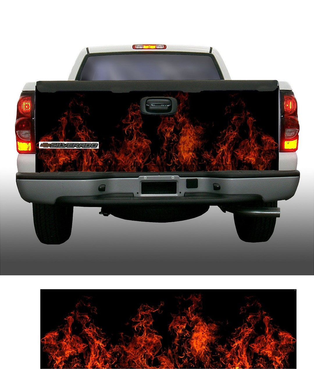 Fire Flames Tailgate Wrap Vinyl Graphic Decal - Etsy