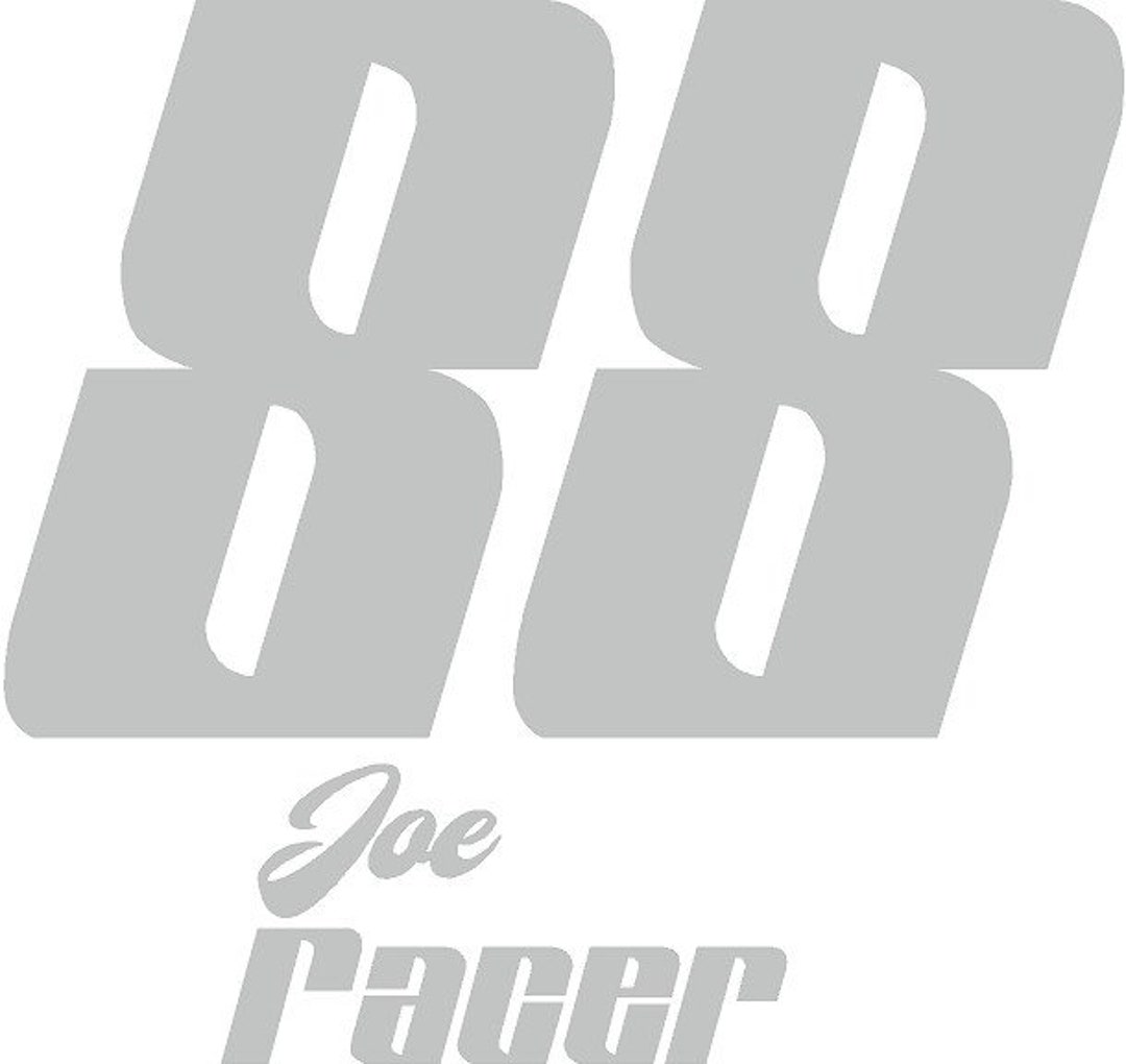 Silver Diamond Plate Go Kart Number Decal Vinyl Graphic Sticker - Etsy