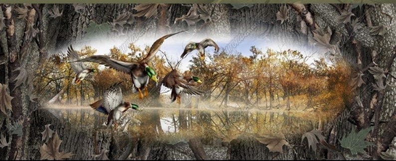 Mallard Duck Hunting Mural Oak Camouflage Tailgate Wrap Vinyl - Etsy