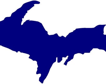 Michigan U.P. Upper Peninsula Vinyl Graphic Decal Sticker Hart | Etsy