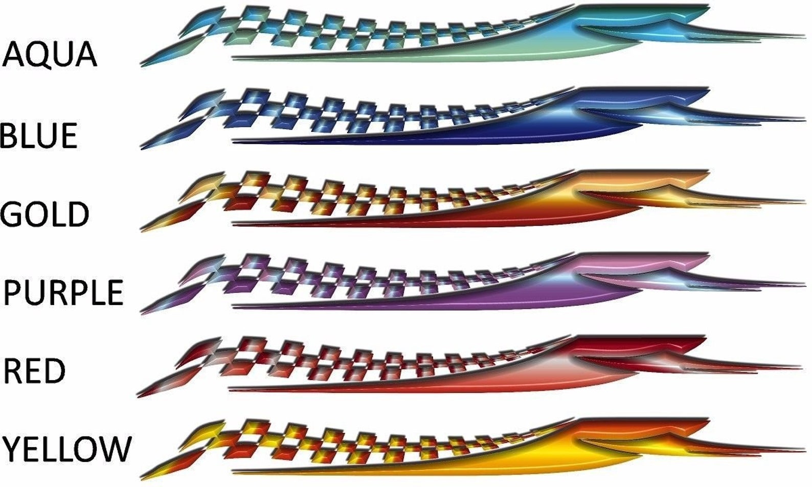 Racing Stripes R19 Motorcycle Dirt Bike Go Kart Race Car Golf - Etsy