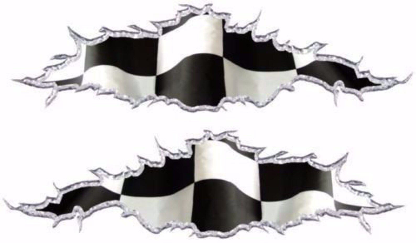 Checkered Racing Flag Rip Rip Motorcycle Dirt Bike Go Kart Race Car ...