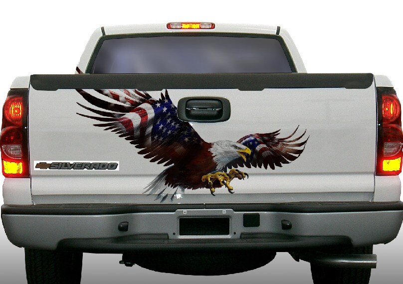 American Flag Soaring Bald Eagle Camper RV Motor Home Mural - Etsy