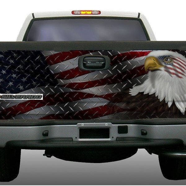 Truck Tailgate Eagle Decal - Etsy