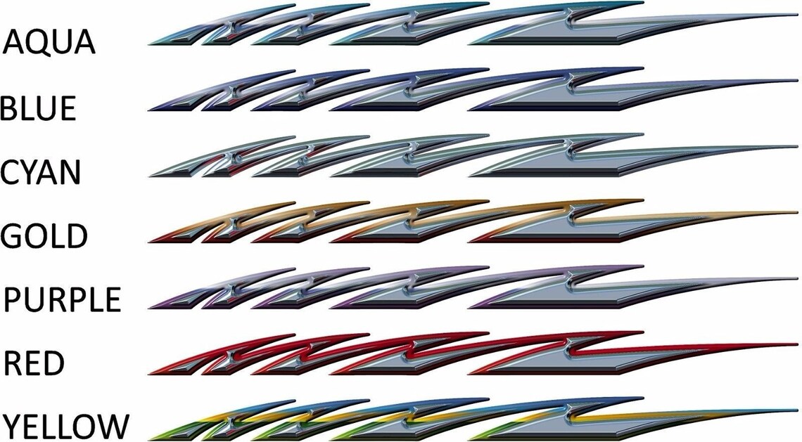 Racing Stripes R16 Motorcycle Dirt Bike Go Kart Race Car Golf | Etsy