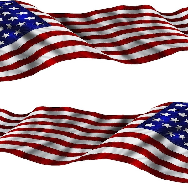 American Flag Trailer Decal - Etsy