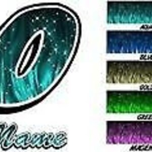 Flames Race Car Number Decal Street Stock Late Model IMCA Dirt Vinyl ...