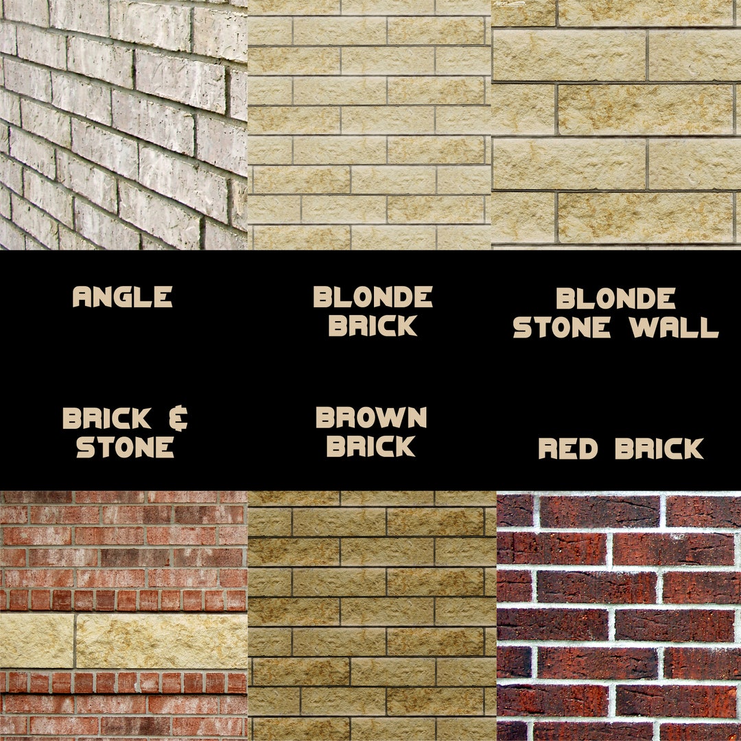 Brick Stone DIY Vinyl Decal Sticker Craft Cutter Sheets - Etsy