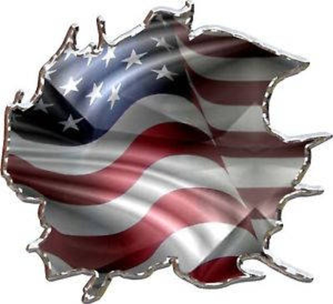 American Flag Swirl Vinyl Graphic Decal Sticker - Etsy