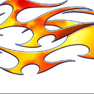 Fire Tribal Dueling Flames Go Kart Race Car Semi Trailer Golf Cart ...