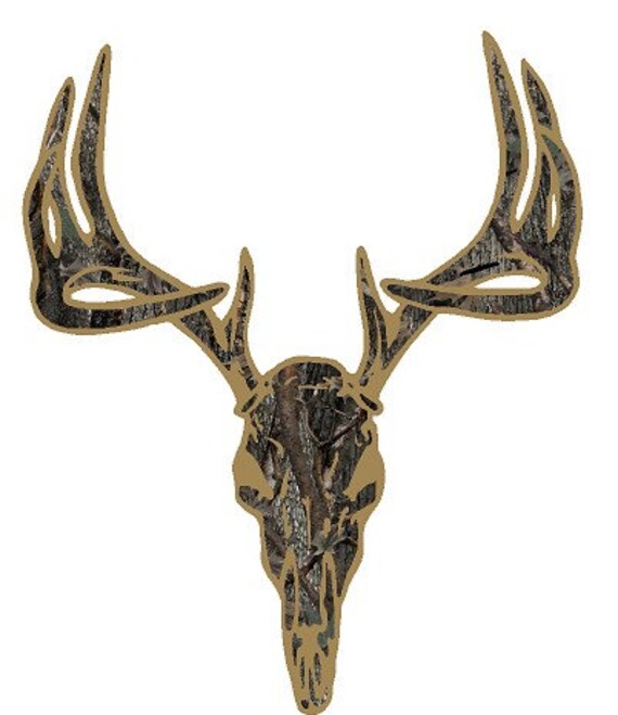 Camo Deer Head Logo Wallpaper