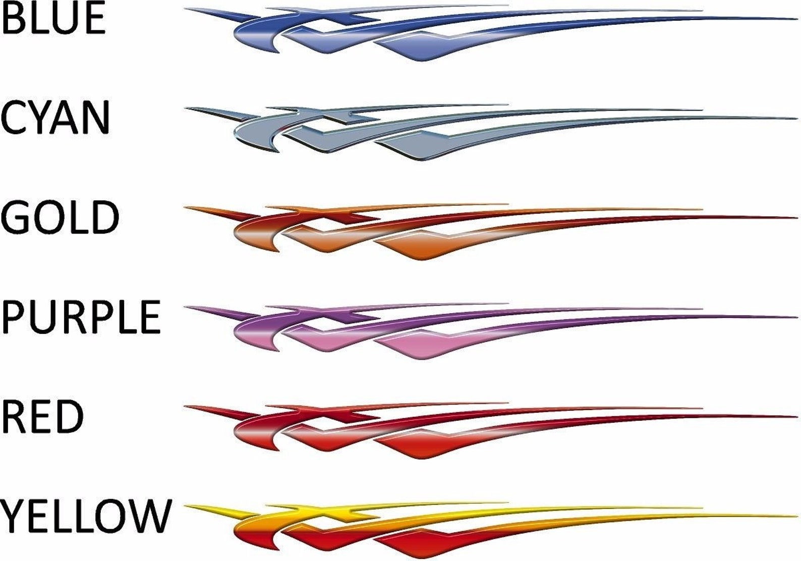 Racing Stripes R13 Motorcycle Dirt Bike Go Kart Race Car Golf - Etsy