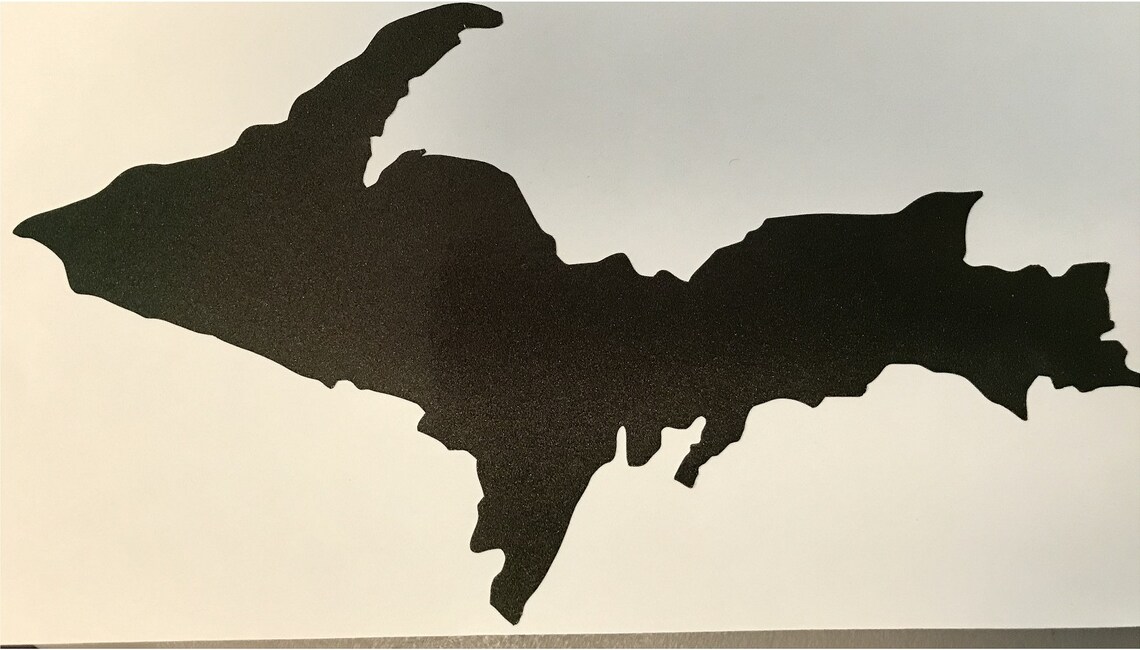 Michigan U.P. Upper Peninsula Vinyl Graphic Decal Sticker Hart - Etsy