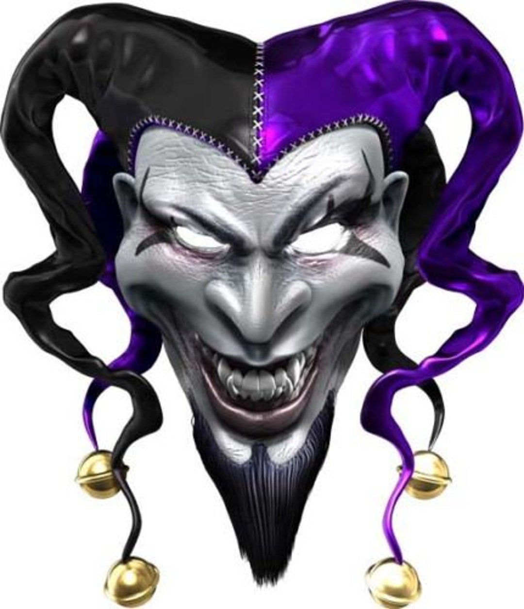 Purple Evil Clown Jester Cornhole Board Game Decal Set - Etsy