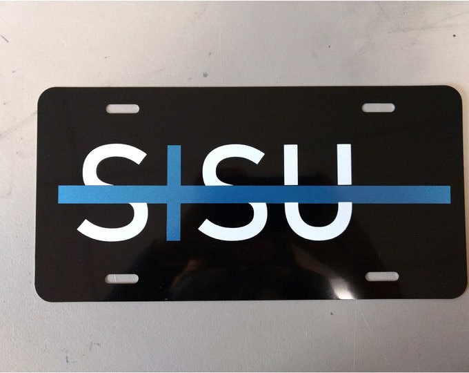 Finland Finish Flag SISU License Plate - Etsy