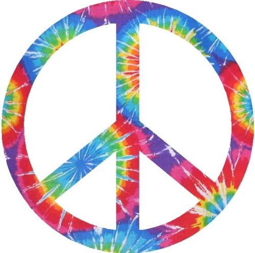 Tie Dye Peace Sign Cornhole Board Game Vinyl Graphic Decal Set - Etsy
