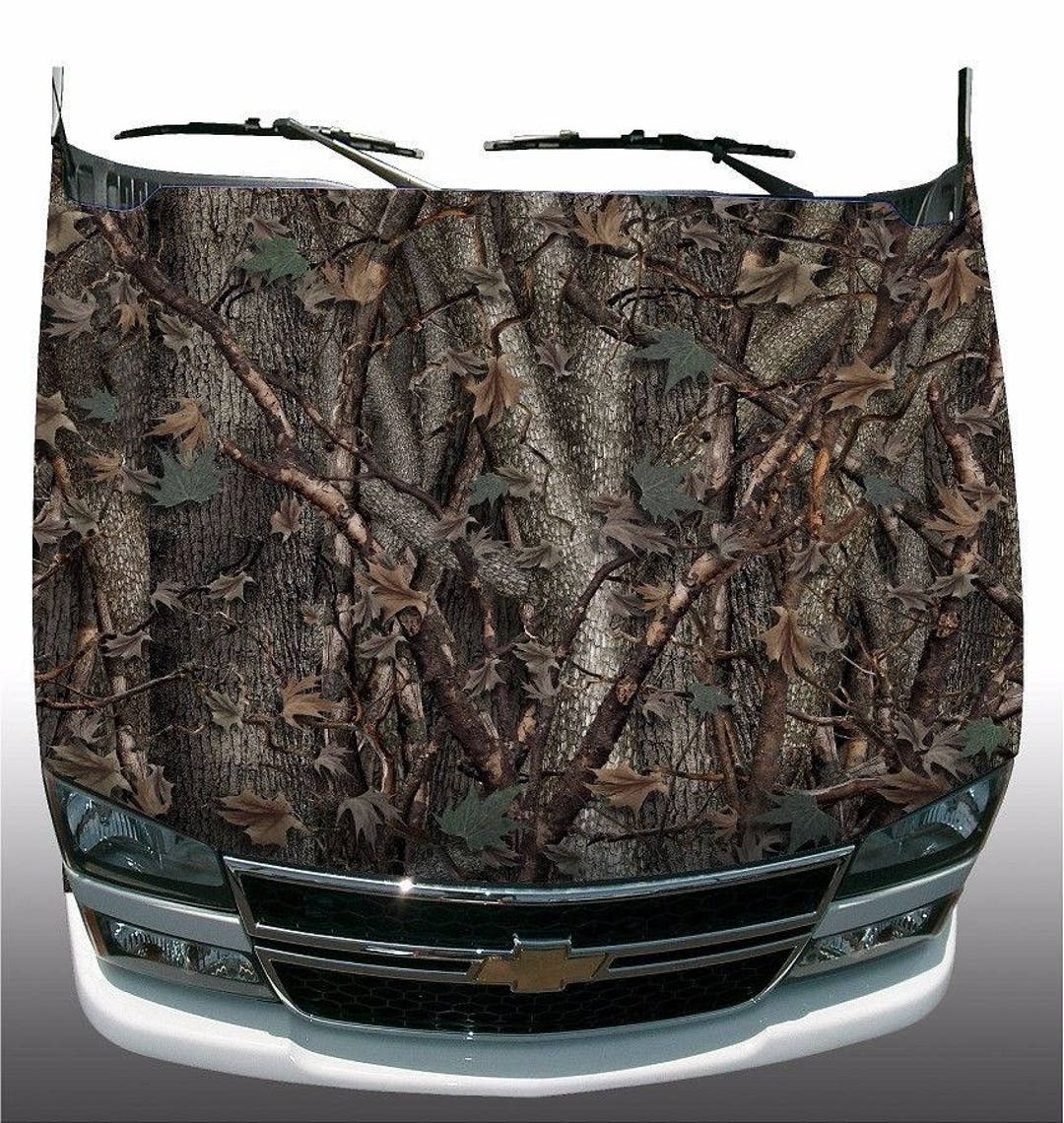 Oak Camouflage Hunting Hood Wrap Wraps Sticker Vinyl Graphic Decal - Etsy