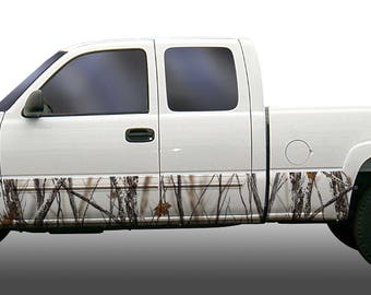 Camo snowstorm Rocker Panel Graphic Decal Wrap Kit - Etsy